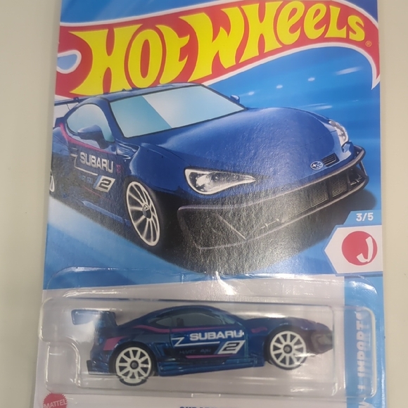 mettel | Toys | Metallic Blue Subaru Diecast Car With Sleek Design And ...